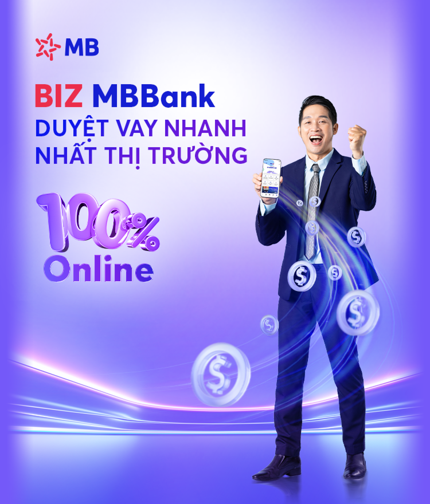 Cấp hạn mức & Giải ngân 100% online